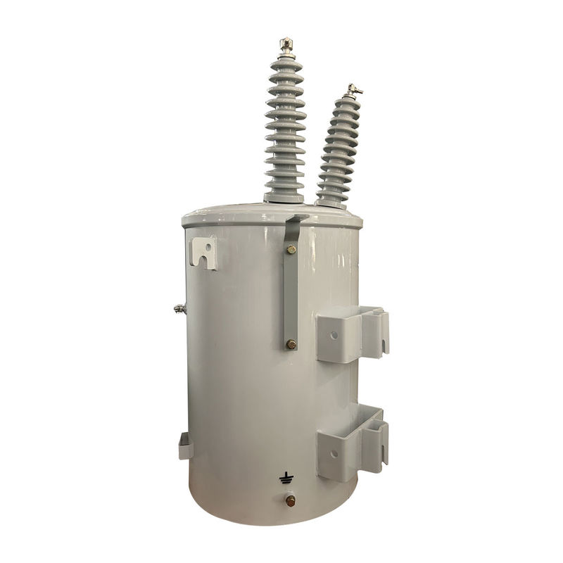 Single Phase Pole Mounted Distribution Transformer 50kva Oil Immersed