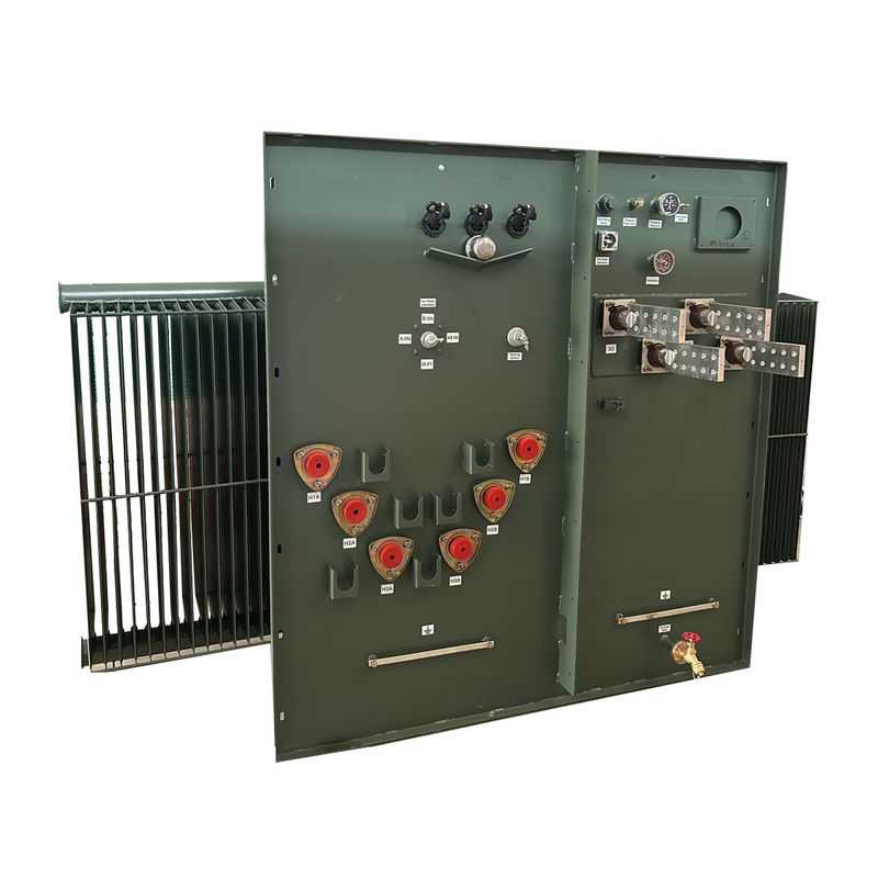 2Mva Step Up Pad Mount three Phase Transformer Electrical 600V To 13200V