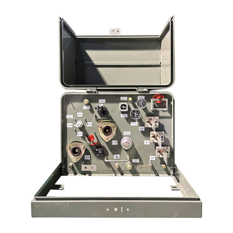 10Kva Single Phase Pad Mounted Transformer Oil Immersed Dual Voltage ...