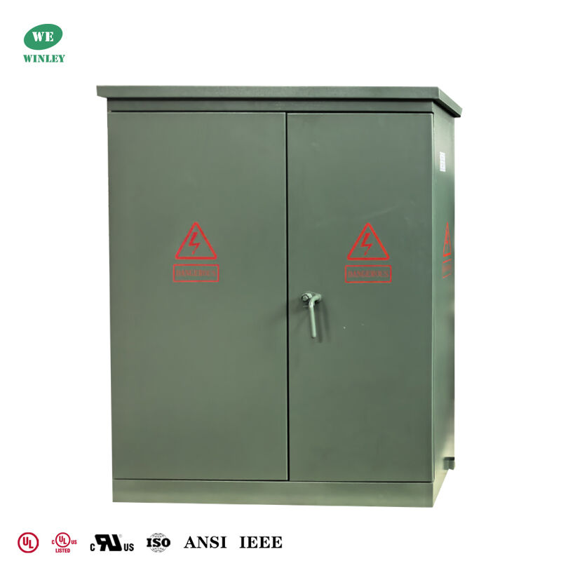 3 Phase Pad Mounted Transformer 2550kVA 34.5KV To 480V Oil Immersed ...
