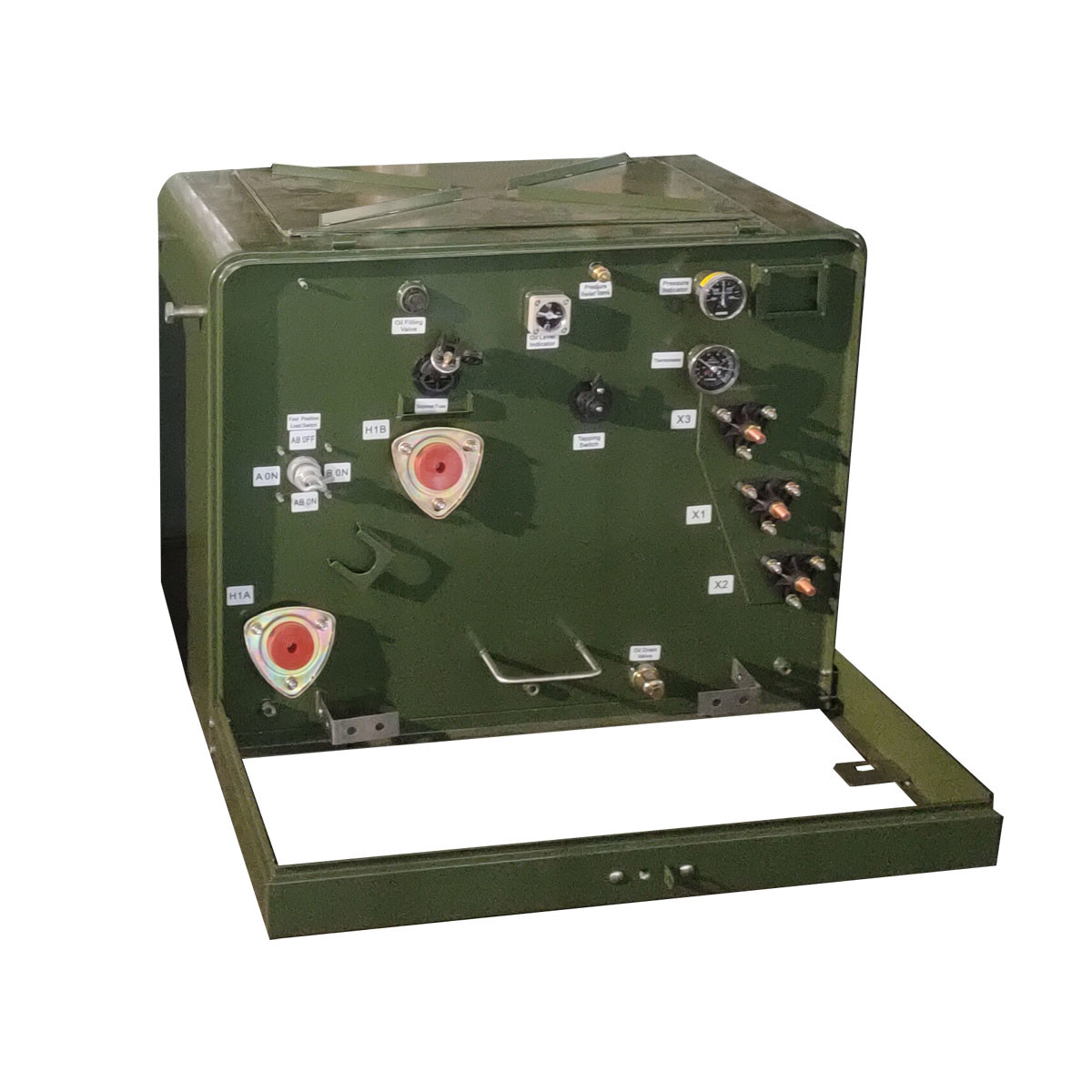 ANSI IEEE Standard 100KVA Single Phase Pad Mounted Transformer 13200V ...