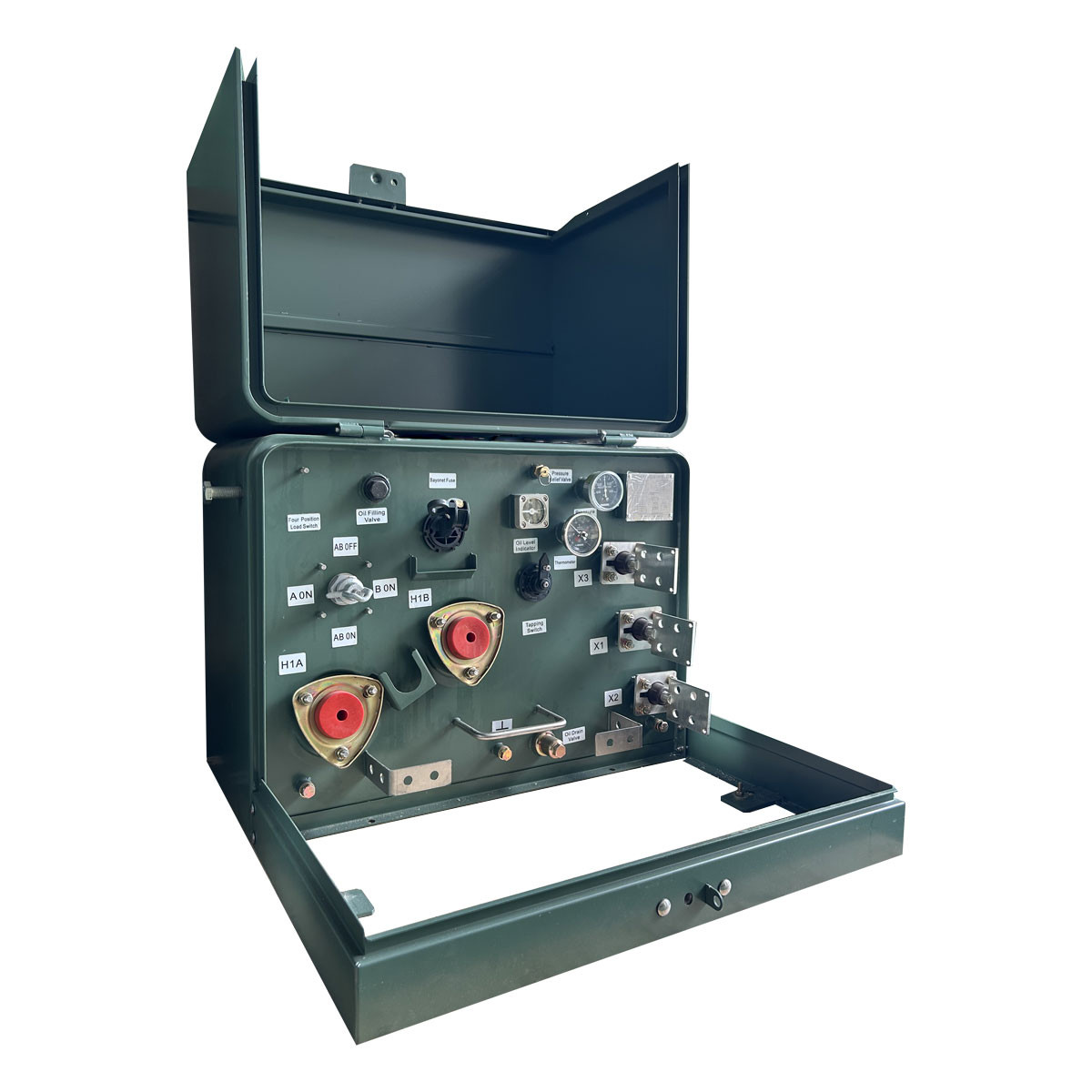 100kVA Single Phase Pad Mounted Transformer Ansi Standards Loop Feed ...