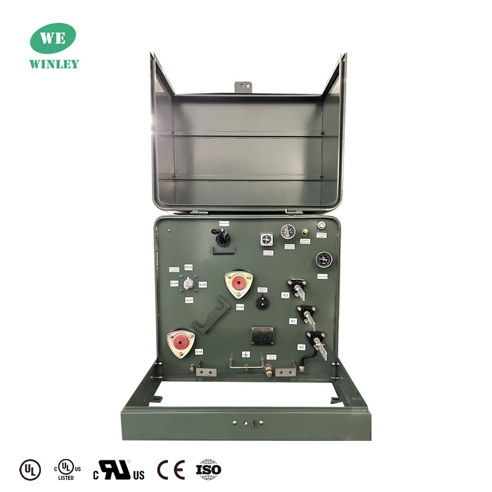 Single Phase Pad Mounted Transformer Liquid Filled 100Kva 12470GrdY ...