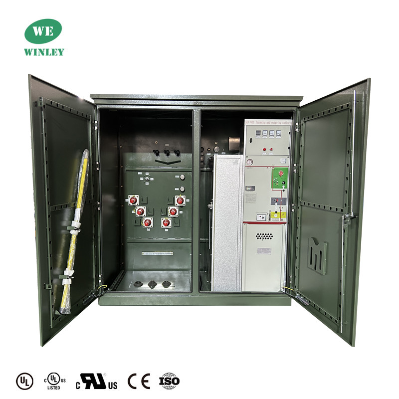 3000 Kva 3 Phase Pad Mounted Transformer Step-Down 24940V & 12470V UL ...
