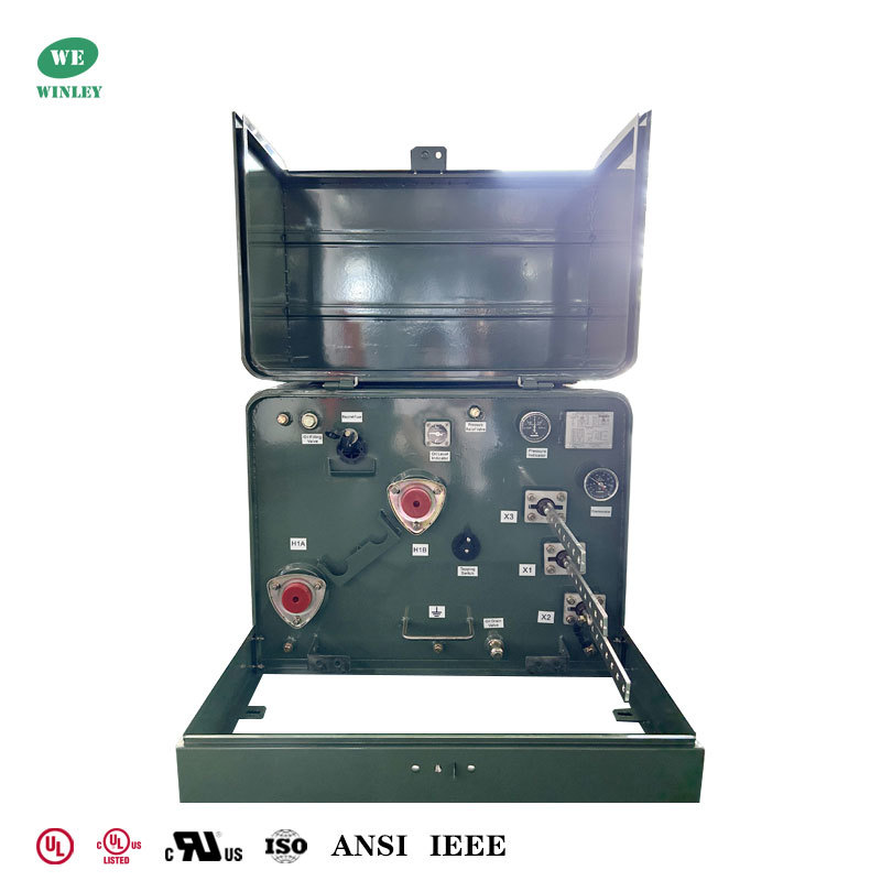 100Kva Single Phase Pad mounted Transformer Dual Windings 12.47KV To ...