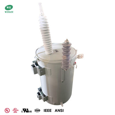 100kVA Single Phase Pole Mounted Transformer 34500Y/19920V To 120/240V ...