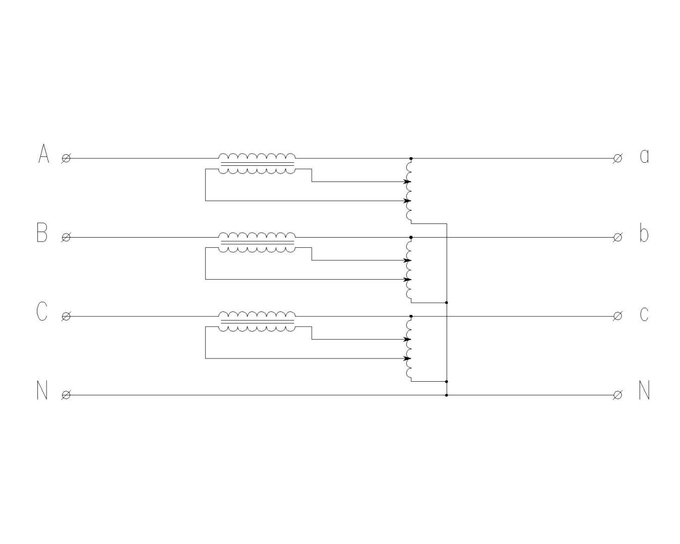 50KVA Three Phase Voltage Regulator Automatic Stabilizer 440V