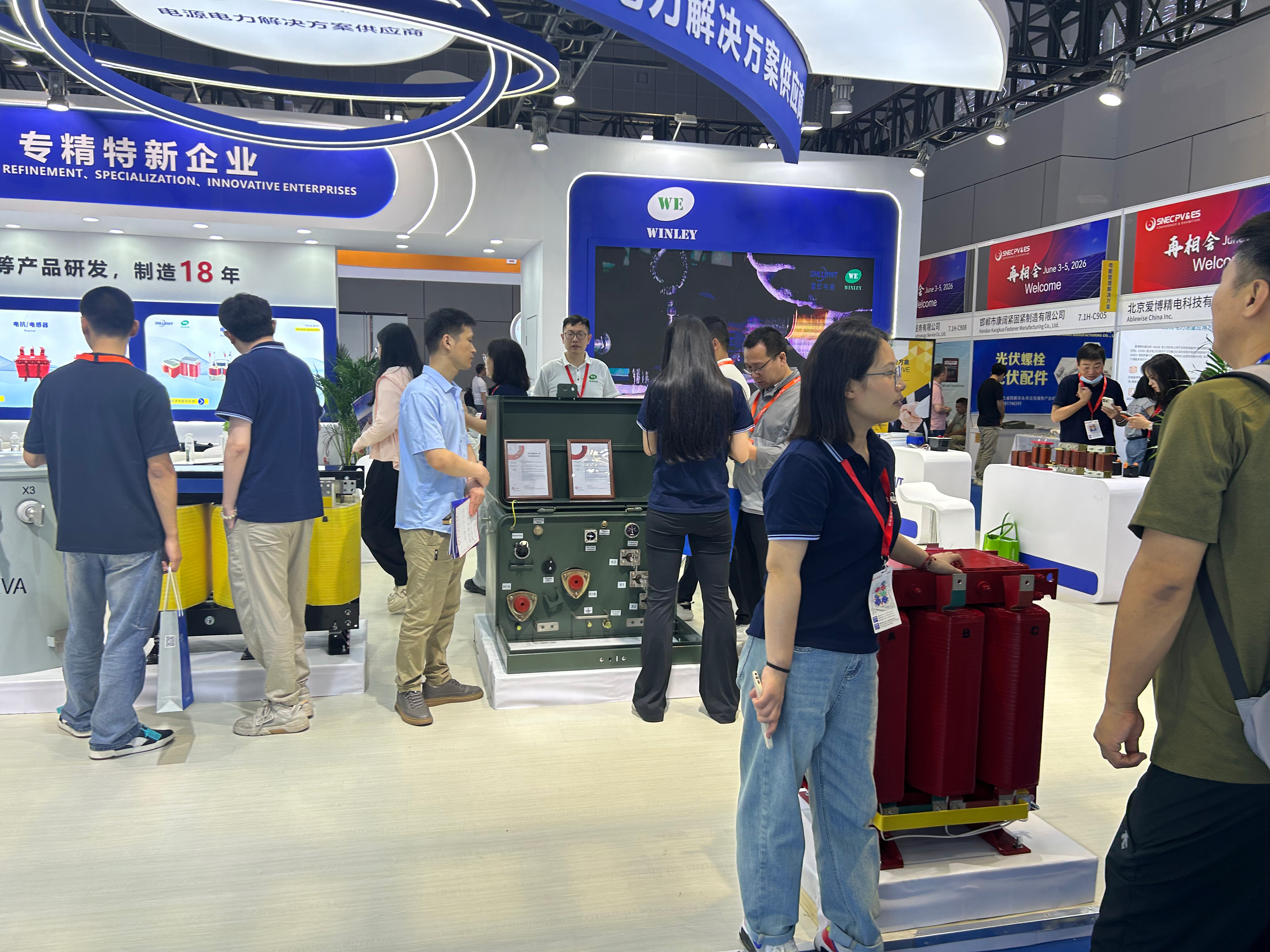 WINLEY Electric Makes a Splash at 2025 Shanghai Energy Storage Exhibition