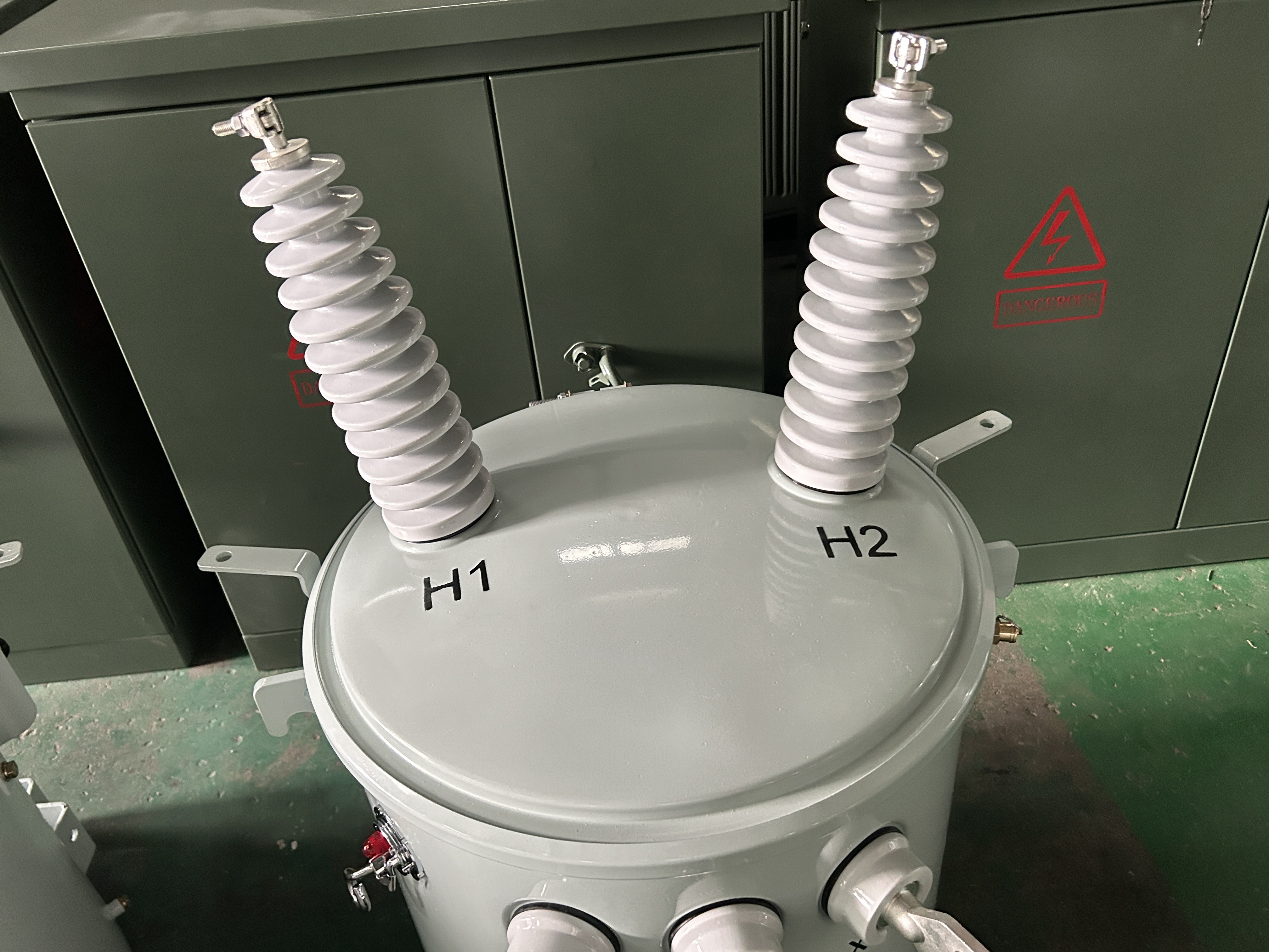 75Kva Single Phase Pole Mounted Transformer Overhead Distribution Dual ...
