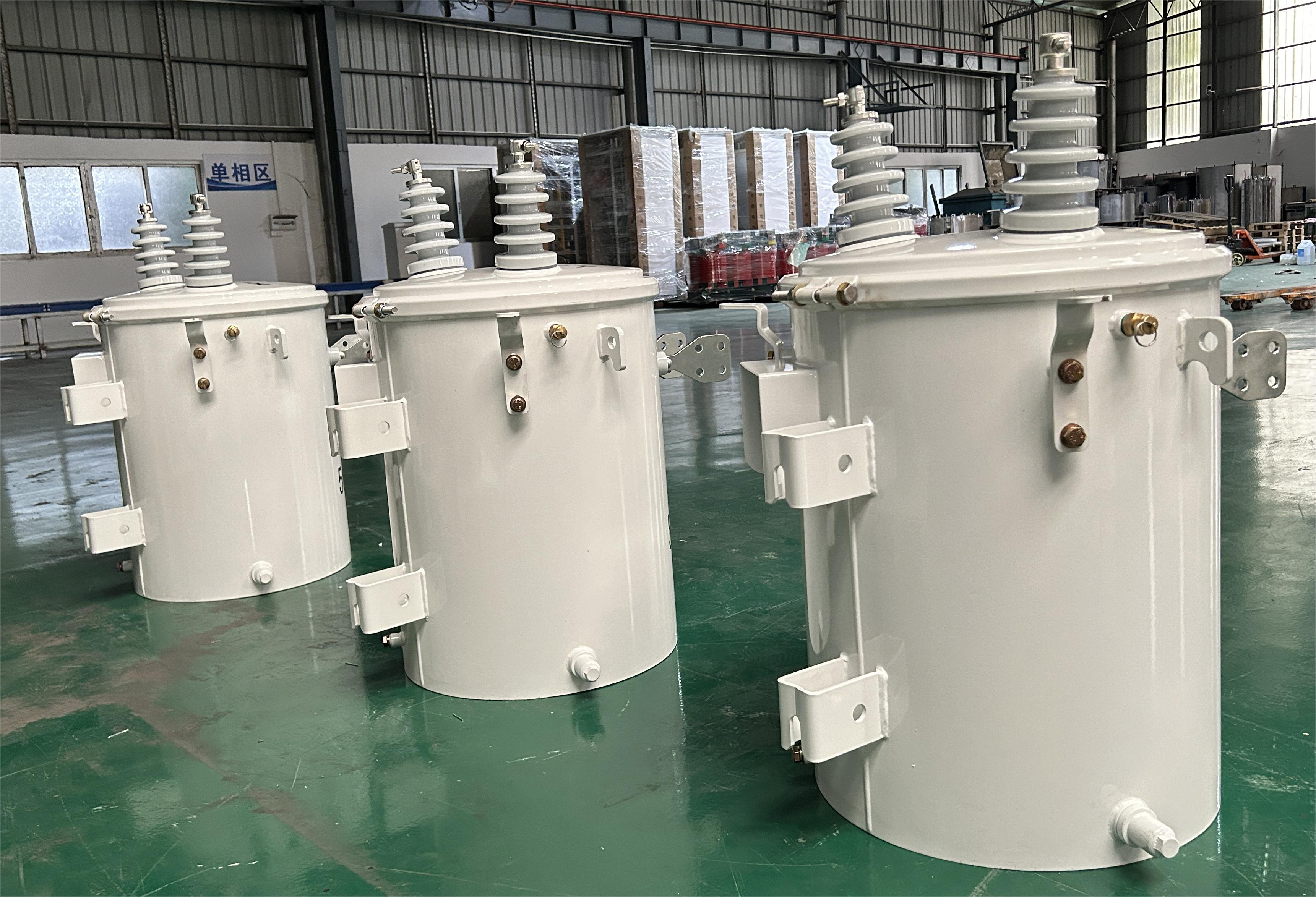 UL Listed 50kva Single Phase Pole Mounted Transformer 4160V To 240V ...